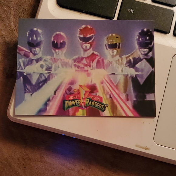 Other | Power Blast Power Rangers Card | Poshmark
